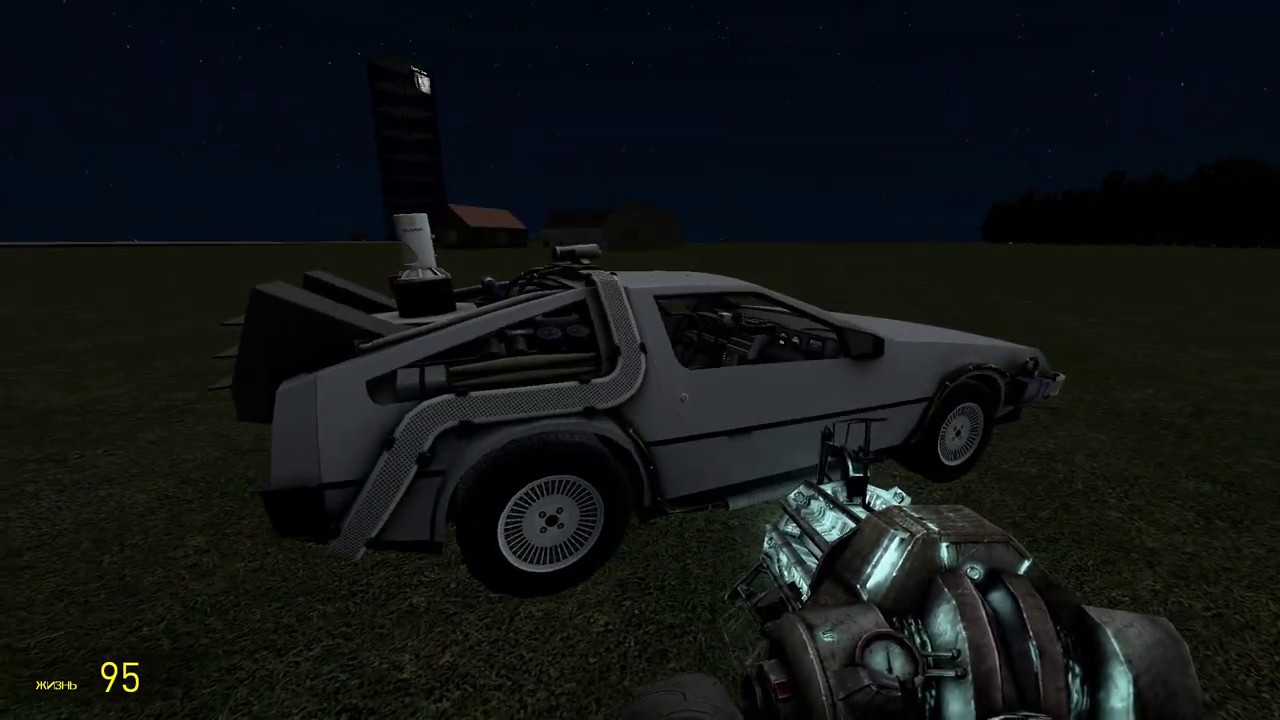 working delorean in Garry's mod (old) - YouTube