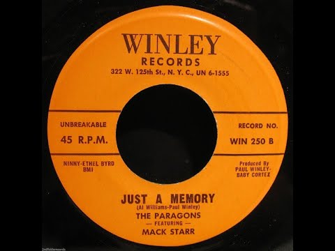 The Paragons - Just A Memory 1961 - YouTube