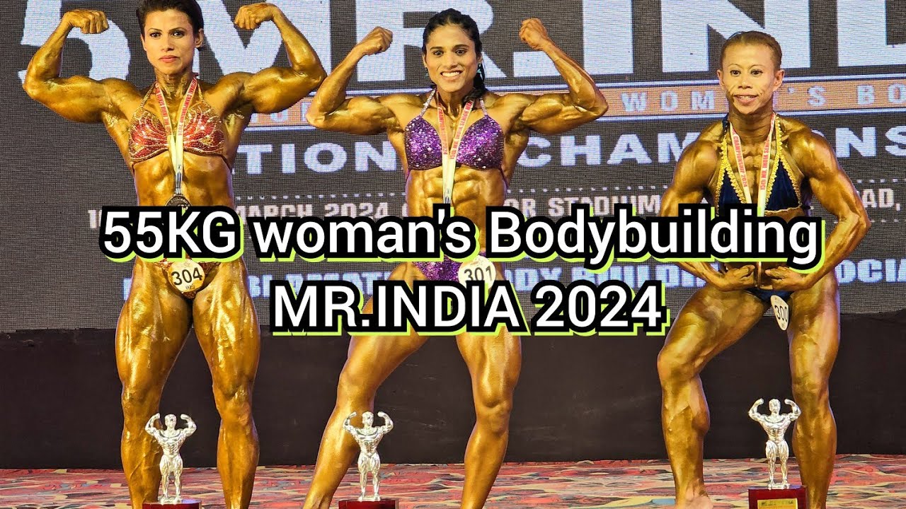 Mr.India 55KG woman's Bodybuilding competition 2024 - YouTube