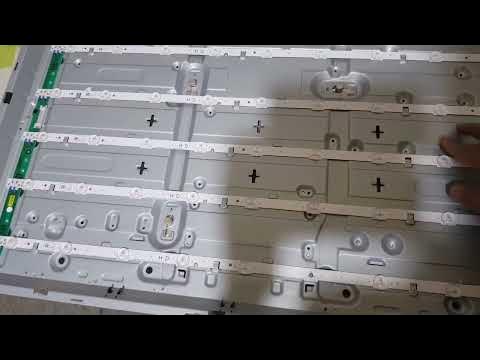 samsung model ue32f4000aw النوع المسطرة الموجودة فى الشاشة - YouTube