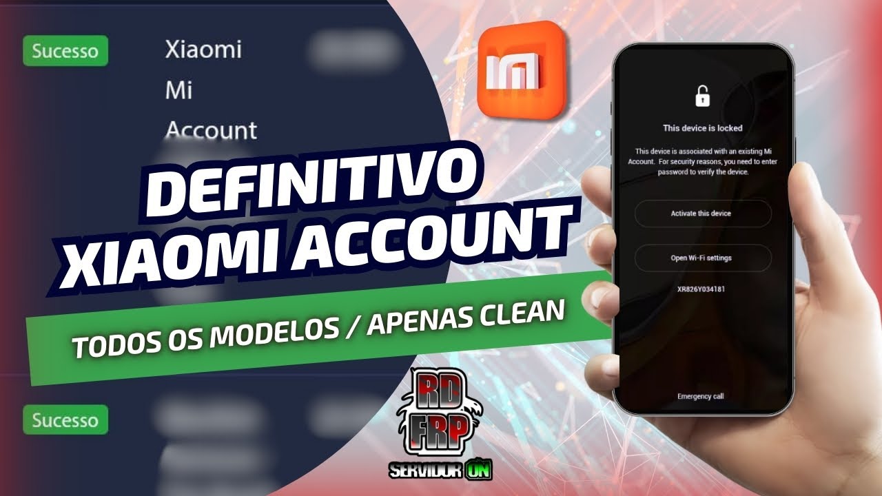 Remoção Definitivo Xiaomi | Conta Mi | Recupere o Controle do Seu ...