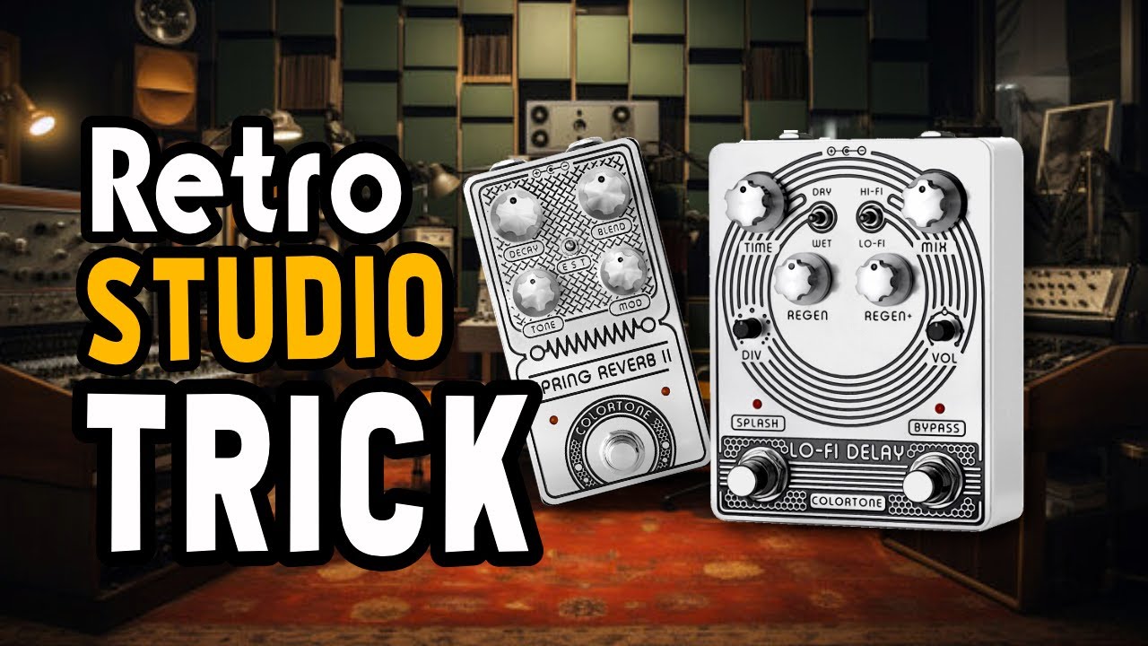 You Can Create Vintage Effects Recording Guitar Pedals - YouTube