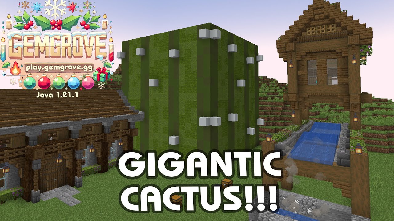 GIGANTIC CACTUS!!! | Minecraft SMP | Ep. 33 - YouTube