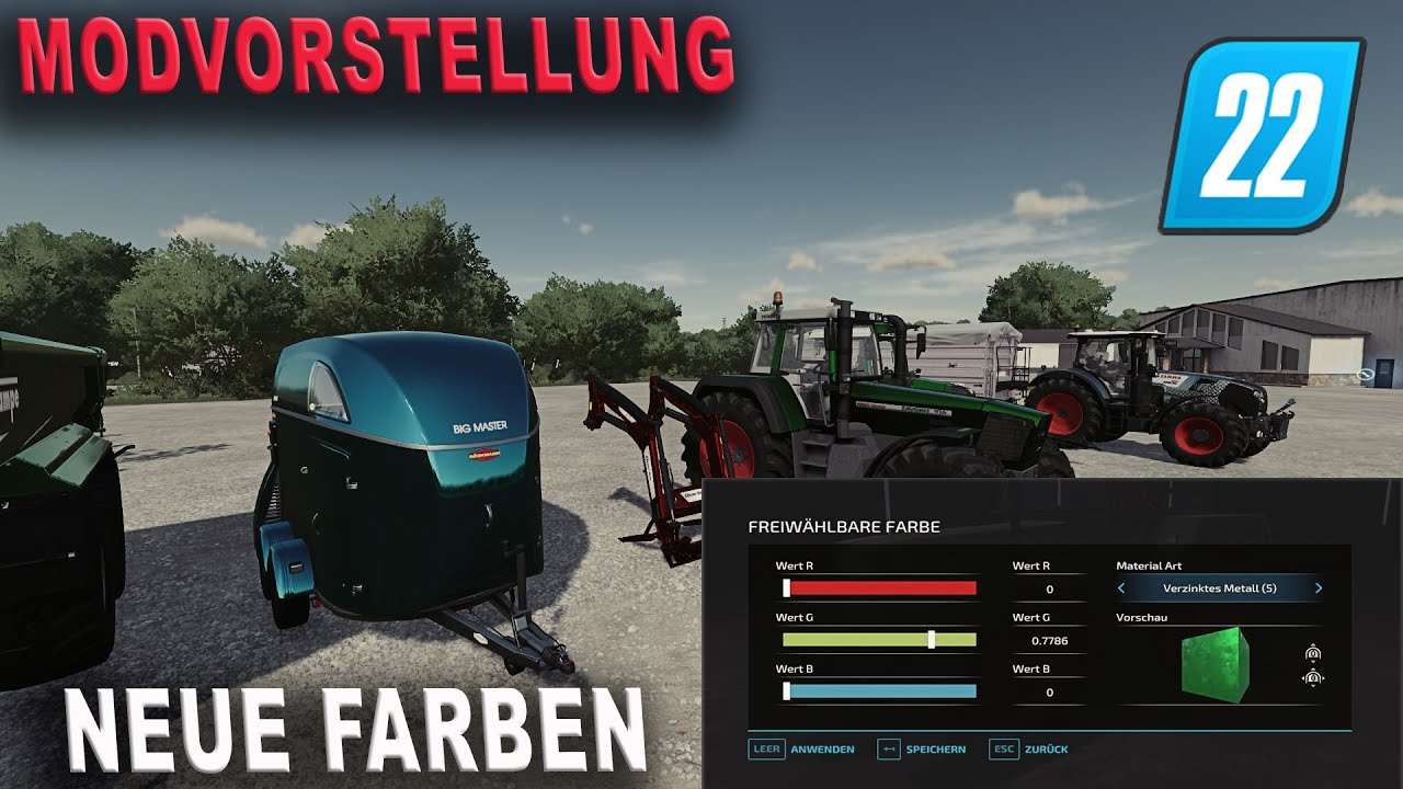 LS22 - Modvorstellung - Farbkonfigurator - Metallic /Chrom - Besondere ...