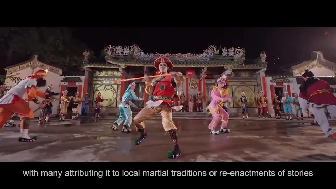 Traditional Yingge dance -- explore China's Greater Bay Area - YouTube
