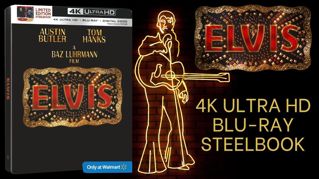 Music Biography Film Elvis 4K UHD + Blu-ray - Warner Bros Film ...