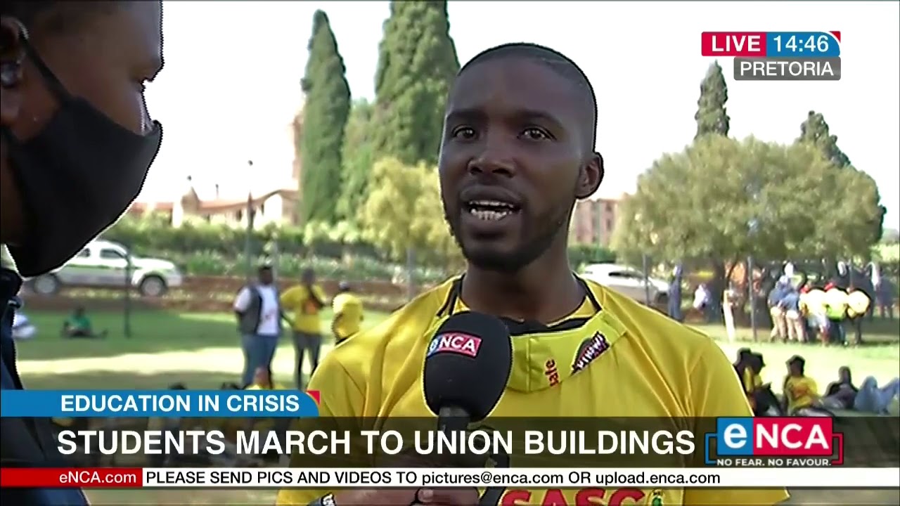 Sasco march to the union buildings - YouTube