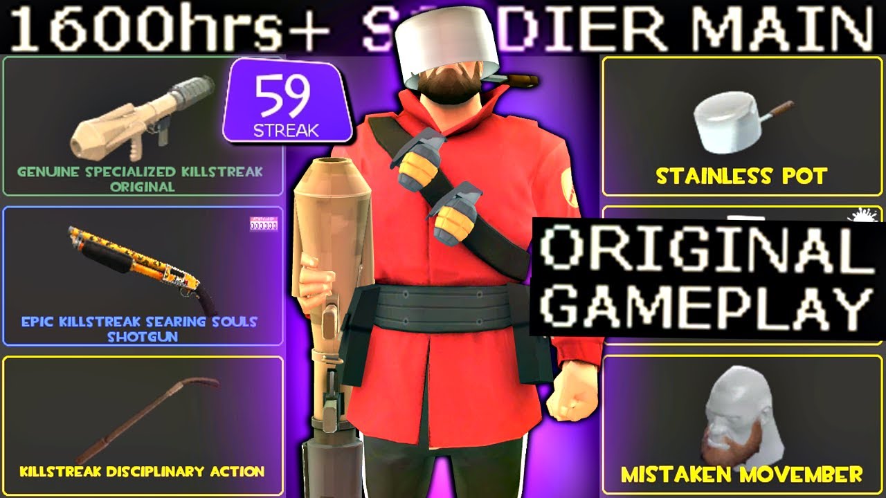 THE ORIGINAL SOLDIER🔸TF2 Gameplay - YouTube