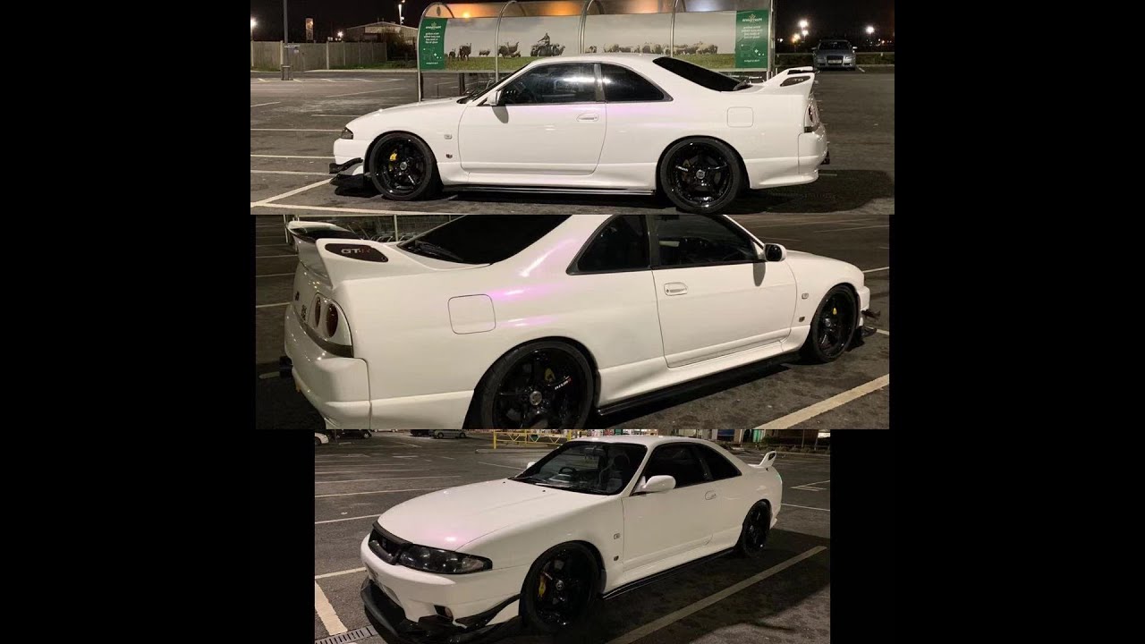 Skyline R33 GT-R (Custom Paint Job) sparkle pearl white repaint ...