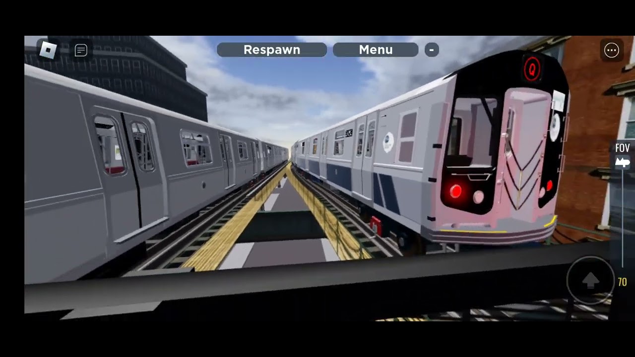 Roblox PTA Subway Fifth Av: R179 and R160B Siemens train at Fairview Av ...