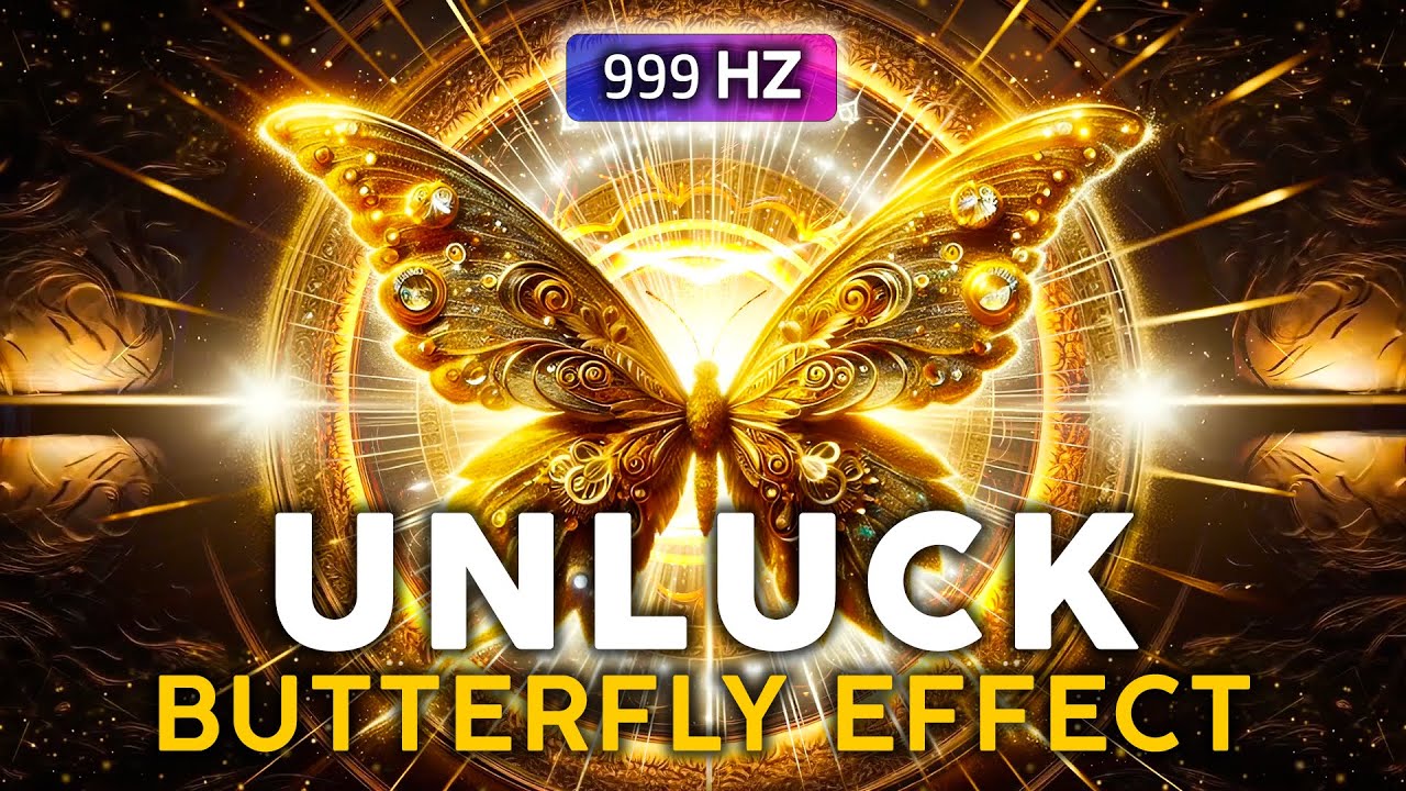 999 Hz The BUTTERFLY Effect ! WEALTH, MIRACLE & Infinite BLESSINGS ...