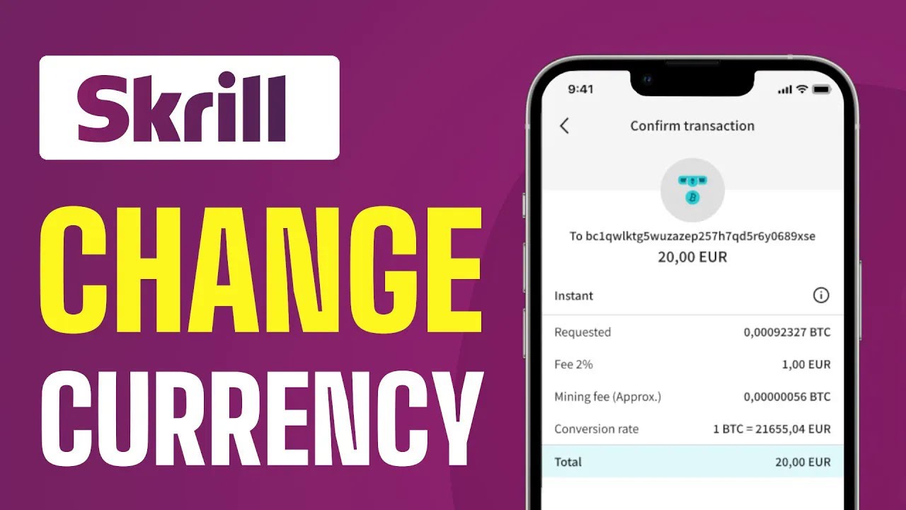 How To Change Currency in Skrill Account - Full Guide 2025 - YouTube
