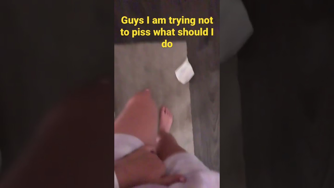 Trying not to pee challenge - YouTube