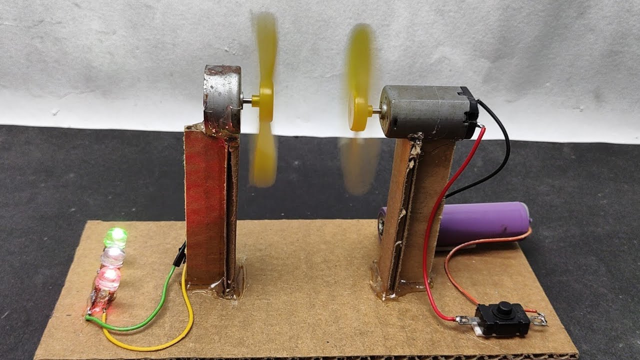 How to make free energy | Dc motor project | Dc motor Life hack ...