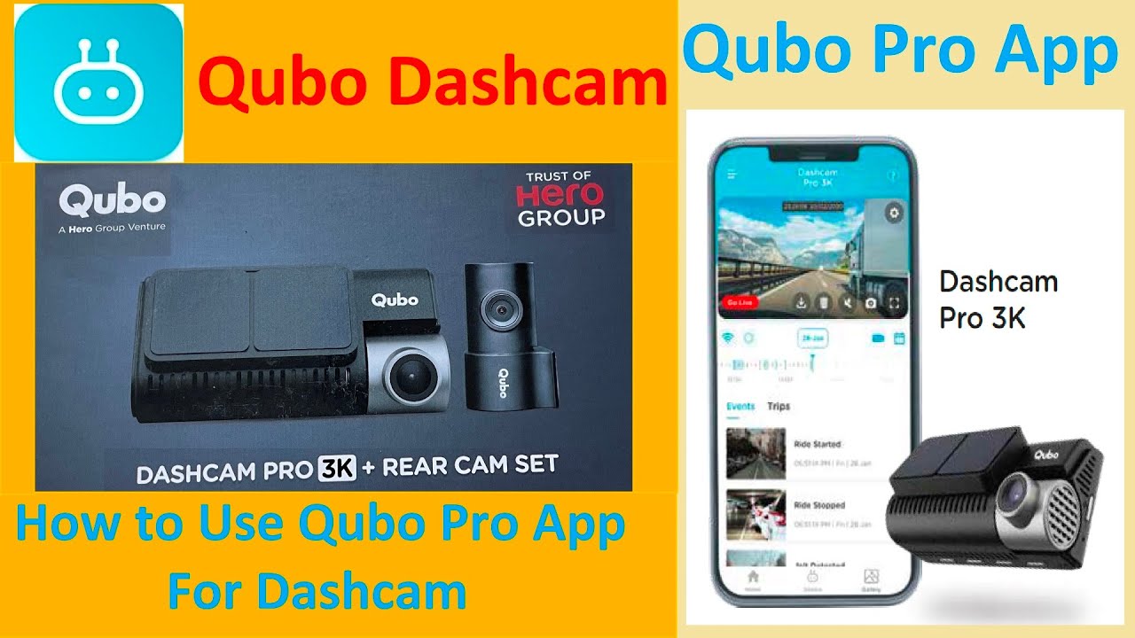 Qubo Pro Mobile App Usage and Features - YouTube