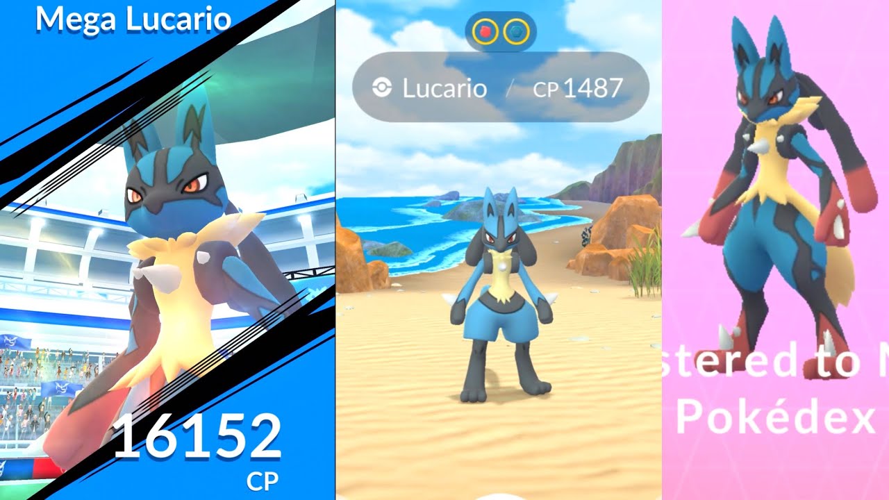 😳 Mega Lucario in Raids - Pokemon GO Raid Day. - YouTube