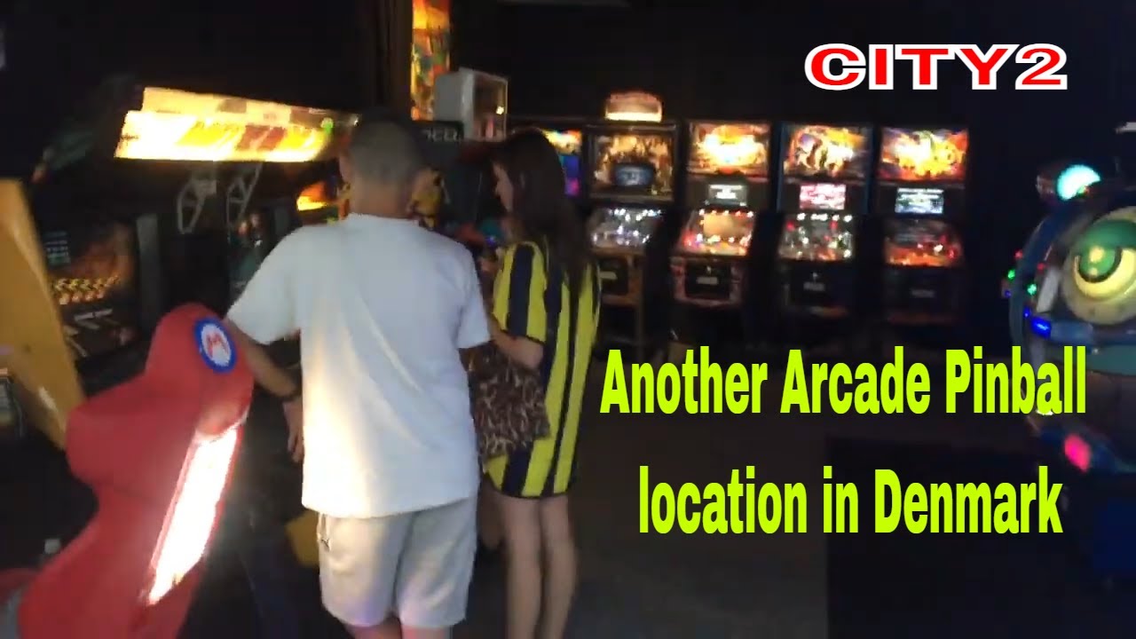 Pinball Arcade location in Denmark CITY2 - YouTube