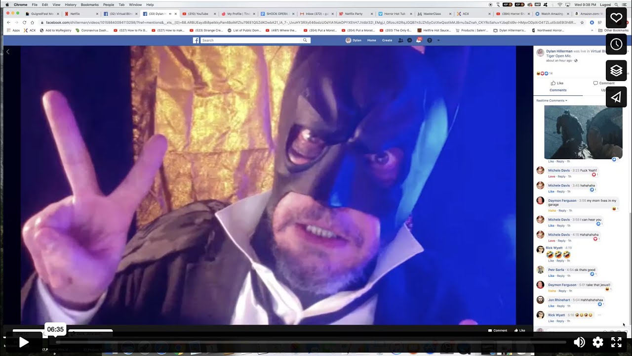 Virtual Blind Tiger Open Mic: Drunk Batman April 1, 2020 - YouTube
