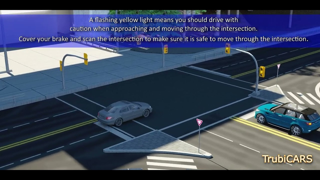 Yellow Flashing Light - YouTube