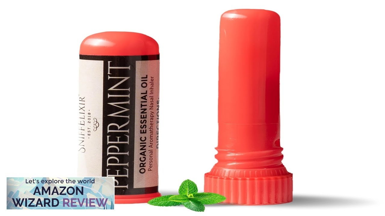 Peppermint Nasal Inhaler Aromatherapy Stick Non Drowsy Motion Sickness ...