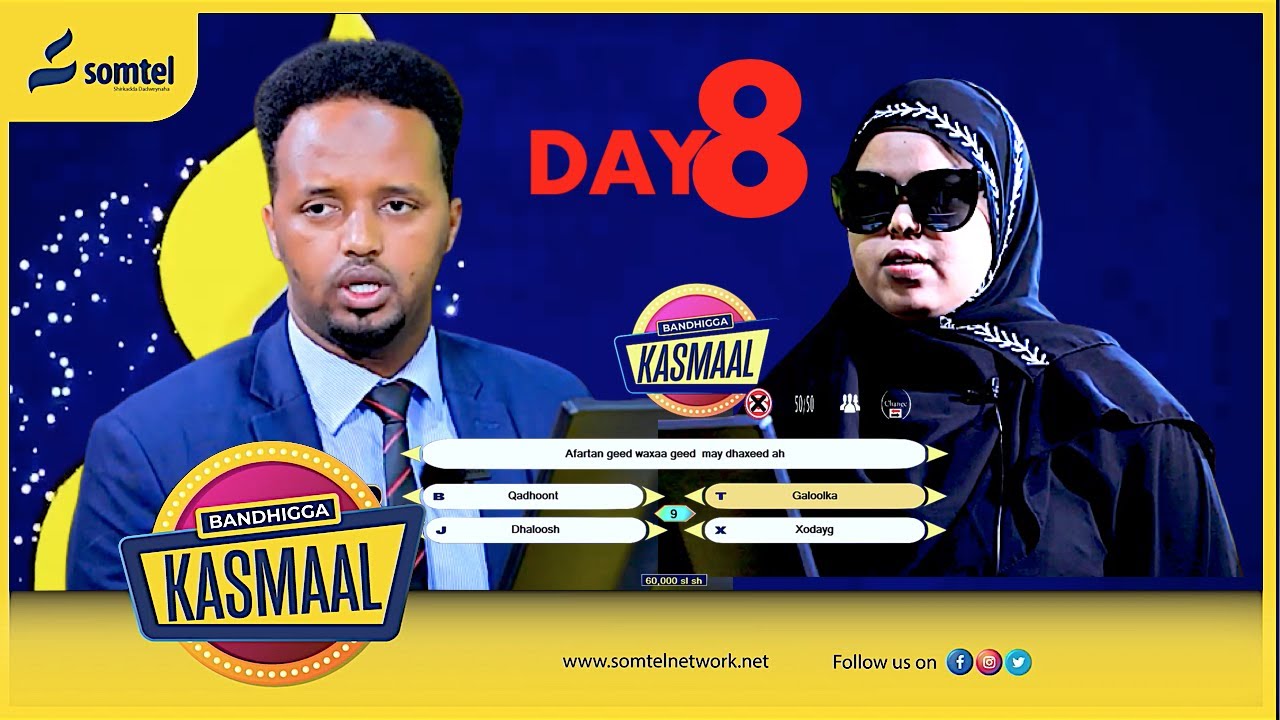 BARNAAMIJKA KASMAAL DAY 8 - XIISO GAAR AH - YouTube