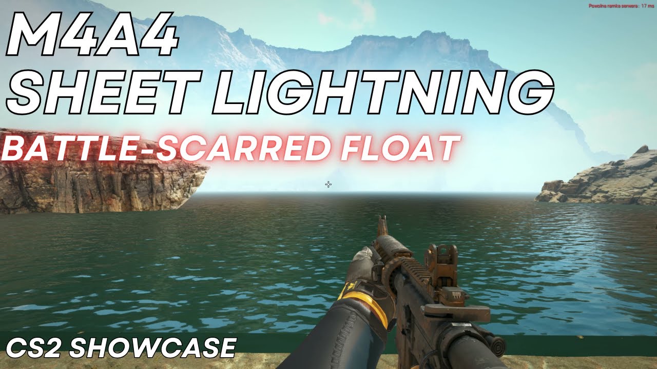M4A4 Sheet Lightning (Battle-Scarred) | CS2 Skin Showcase #1659 - YouTube