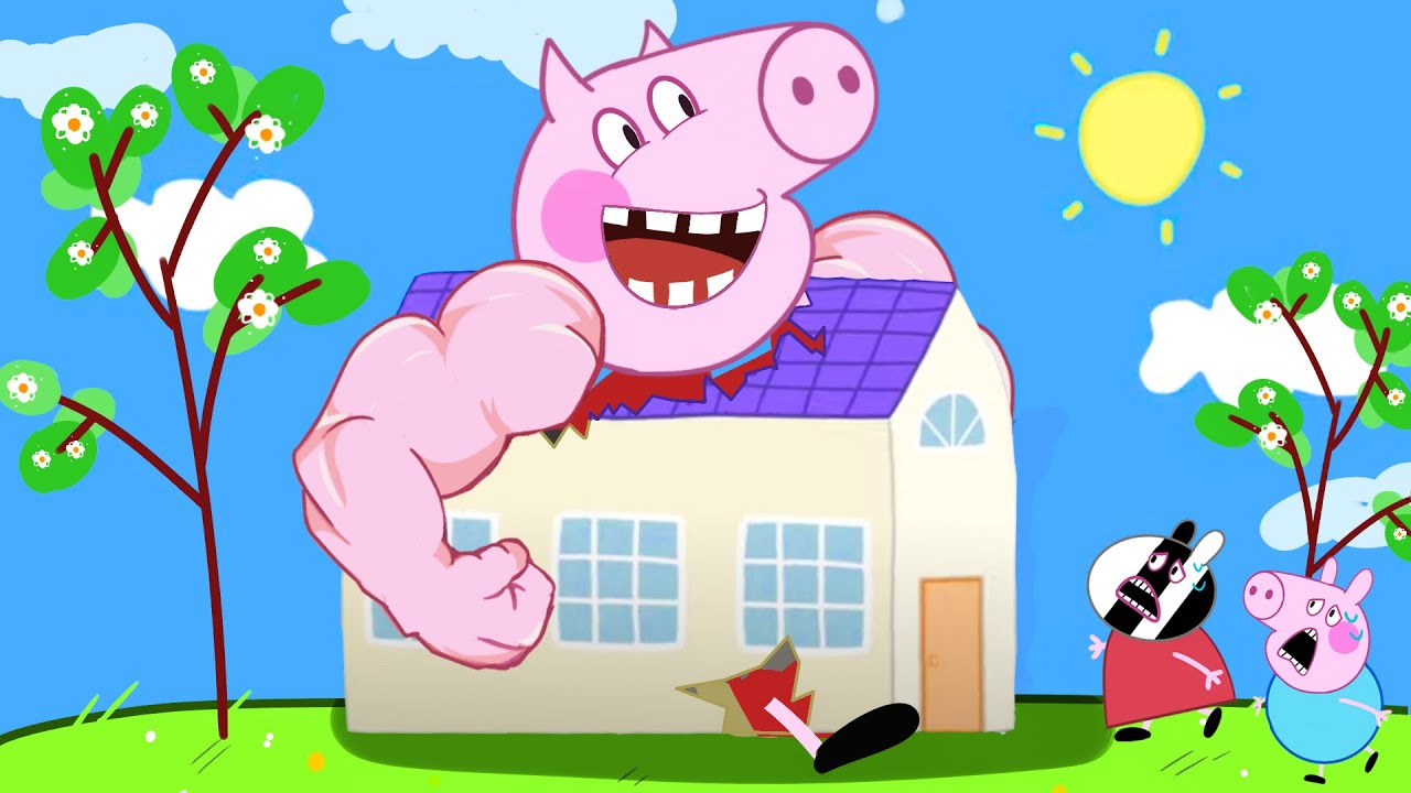 Muscle Growth Pills - Peppa Pig Animation - YouTube