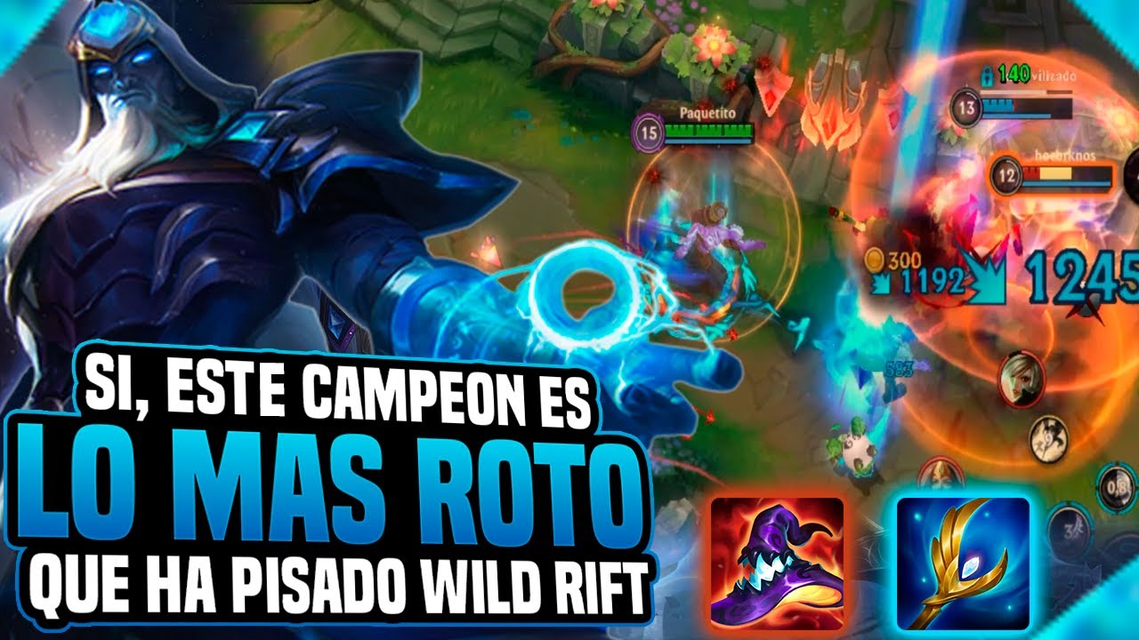 LOS DE RIOT LO HAN VUELTO A HACER 💀!! Ryze Wild Rift Gameplay - YouTube