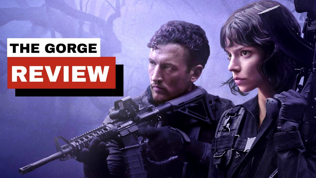 The Gorge Movie Review | Sci-Fi Horror & Romance Film | Movie Flight ...