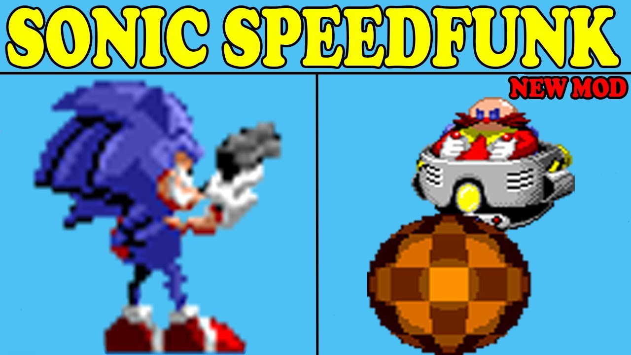 Friday Night Funkin' Running Sonic | Sonic SpeedFunk VS Eggman | FNF ...