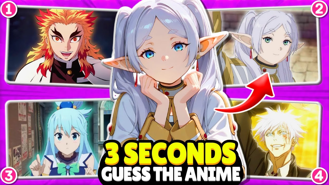 Can You Guess The Anime By Its Character In Just 3 SECONDS?⏰ | Anime ...