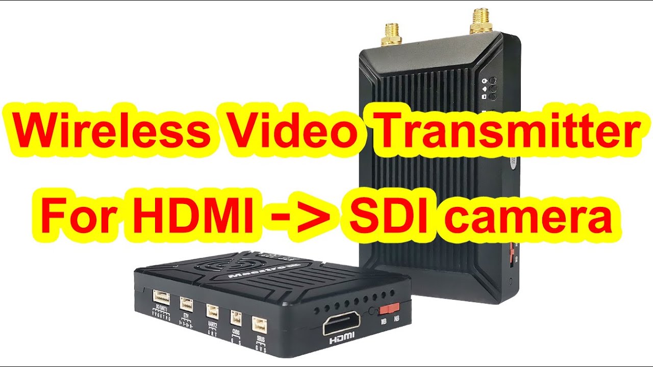 Wireless Video Transmitter and Receiver Kit for a HDMI SDI security ...