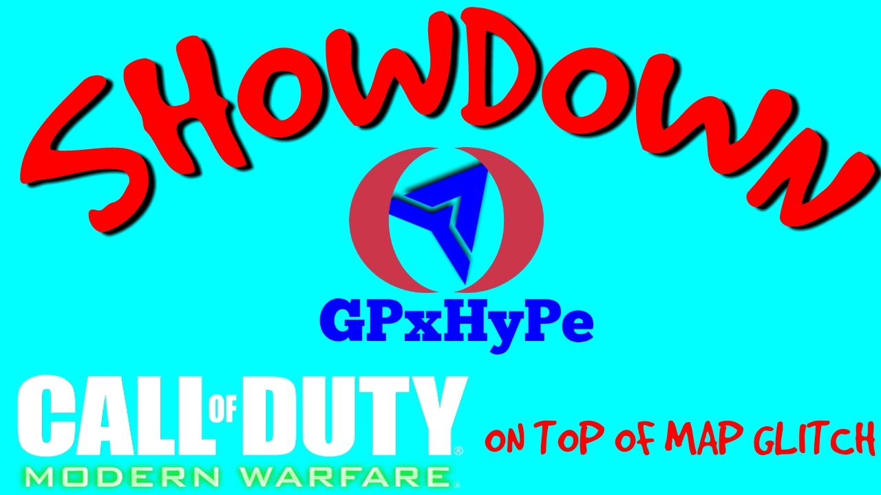 CoD MWR Showdown On top of map glitch! - YouTube