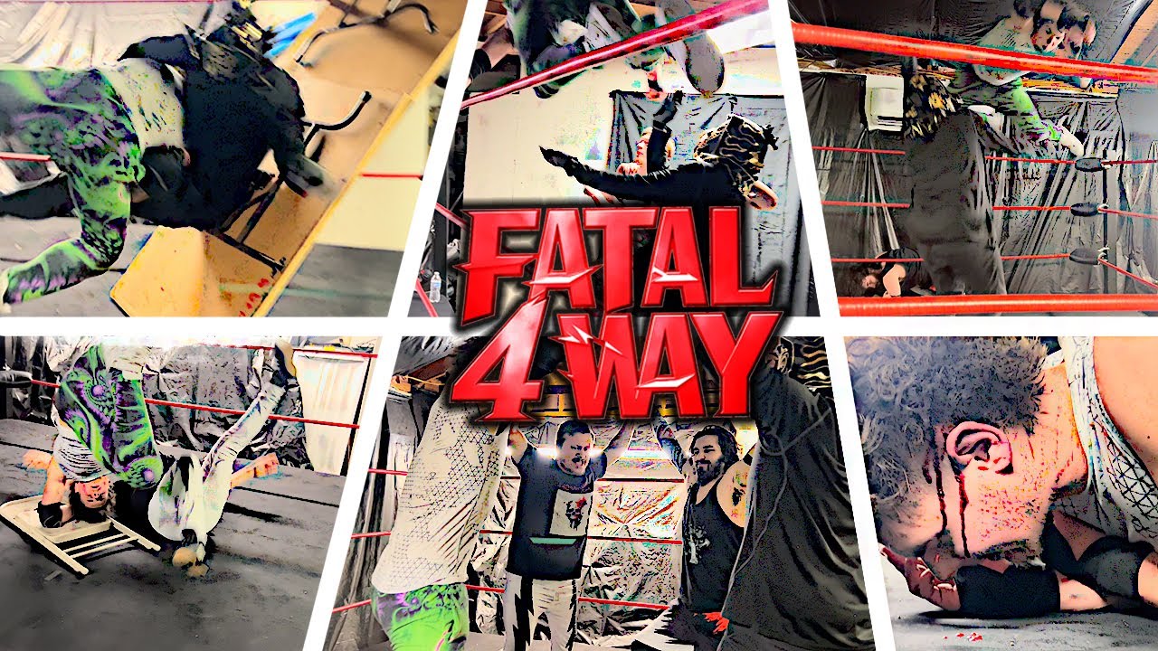 ROEW FATAL 4 WAY!!!! WINNER FIGHTS FOR THE TITLE - YouTube