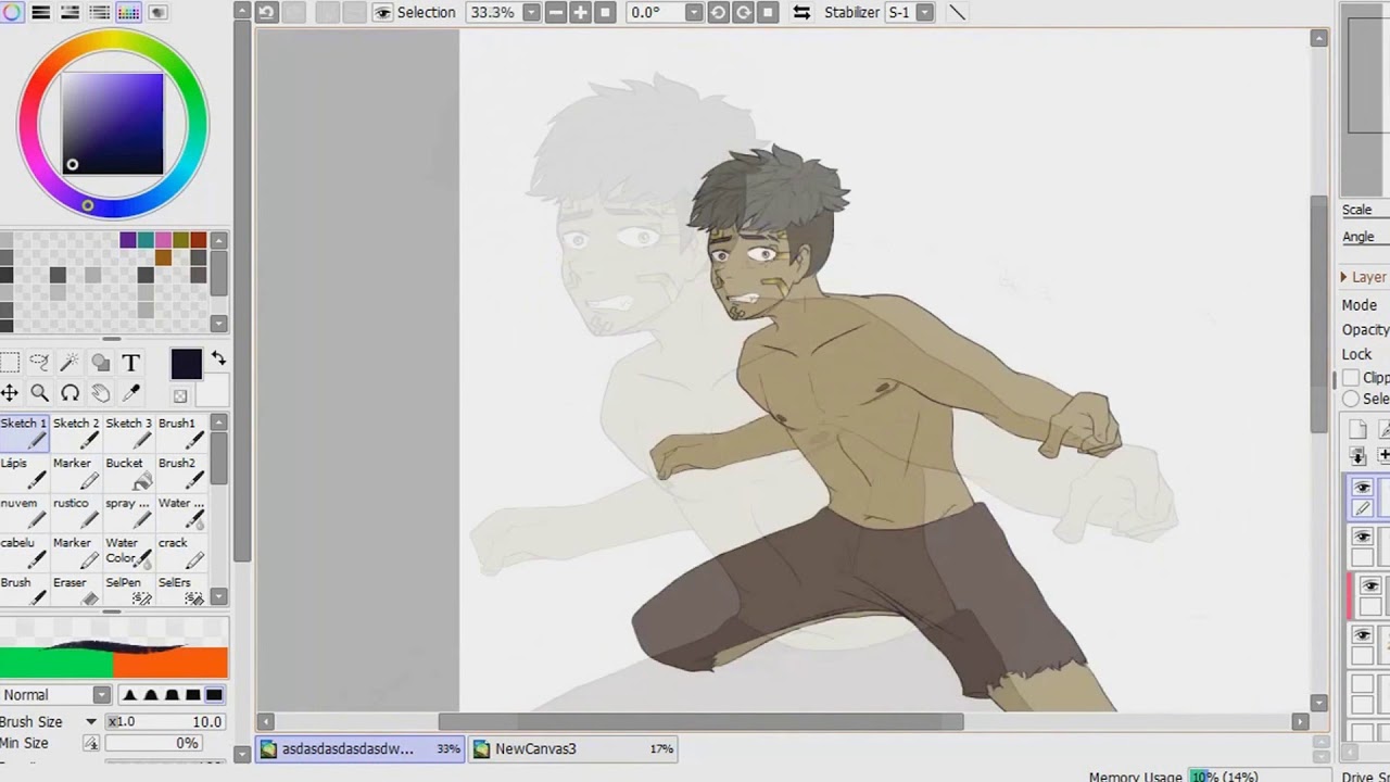 SpeedPaint OC - YouTube