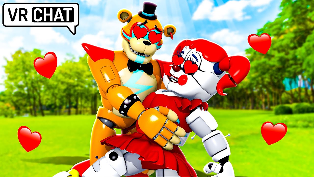 Glamrock Freddy is in LOVE with Circus Baby! in VRCHAT - YouTube