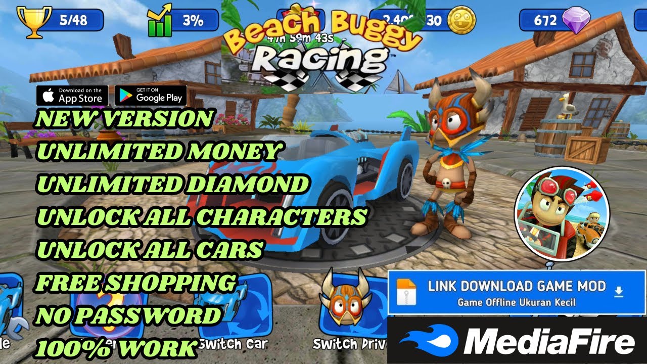 Beach Buggy Racing Mod Apk V2024.10.12 New Version 2024 - Unlimited ...