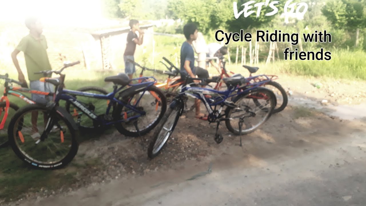 First vlog with friends cycle - YouTube