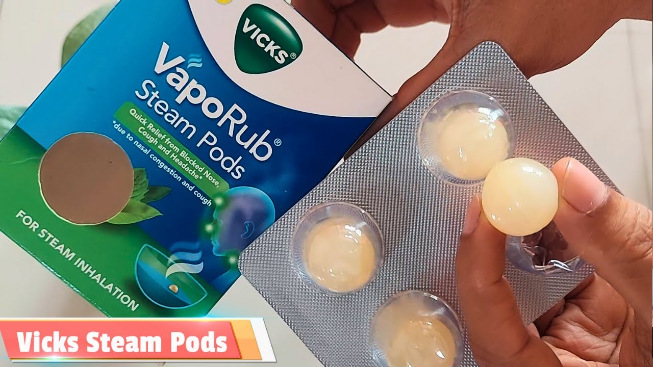 Vicks VapoRub SteamPods Review & Demo in Hindi | How to use VapoRub ...