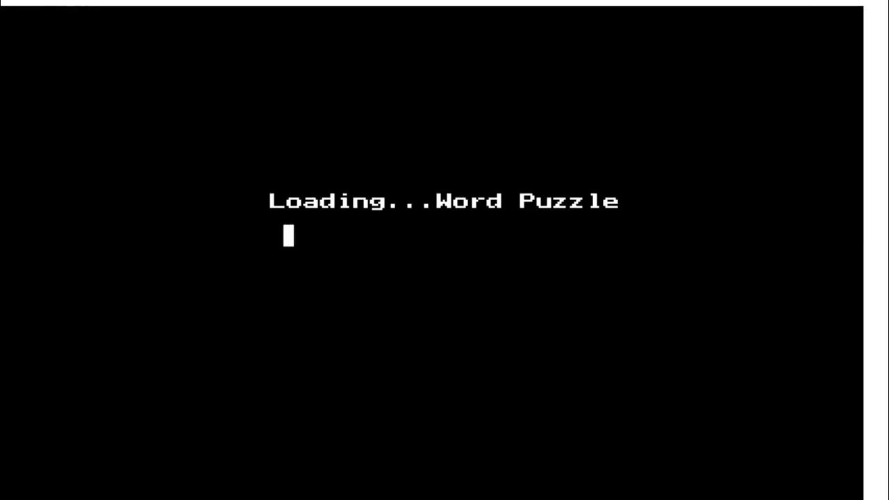 Word Puzzle game in C programming | CSBS Programming Skills | With ...