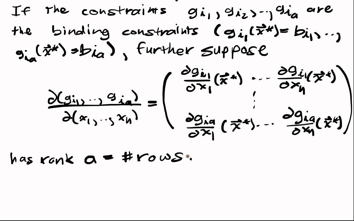 Constrained Optimization Lecture II Part 3: Several Inequality Constraints - YouTube