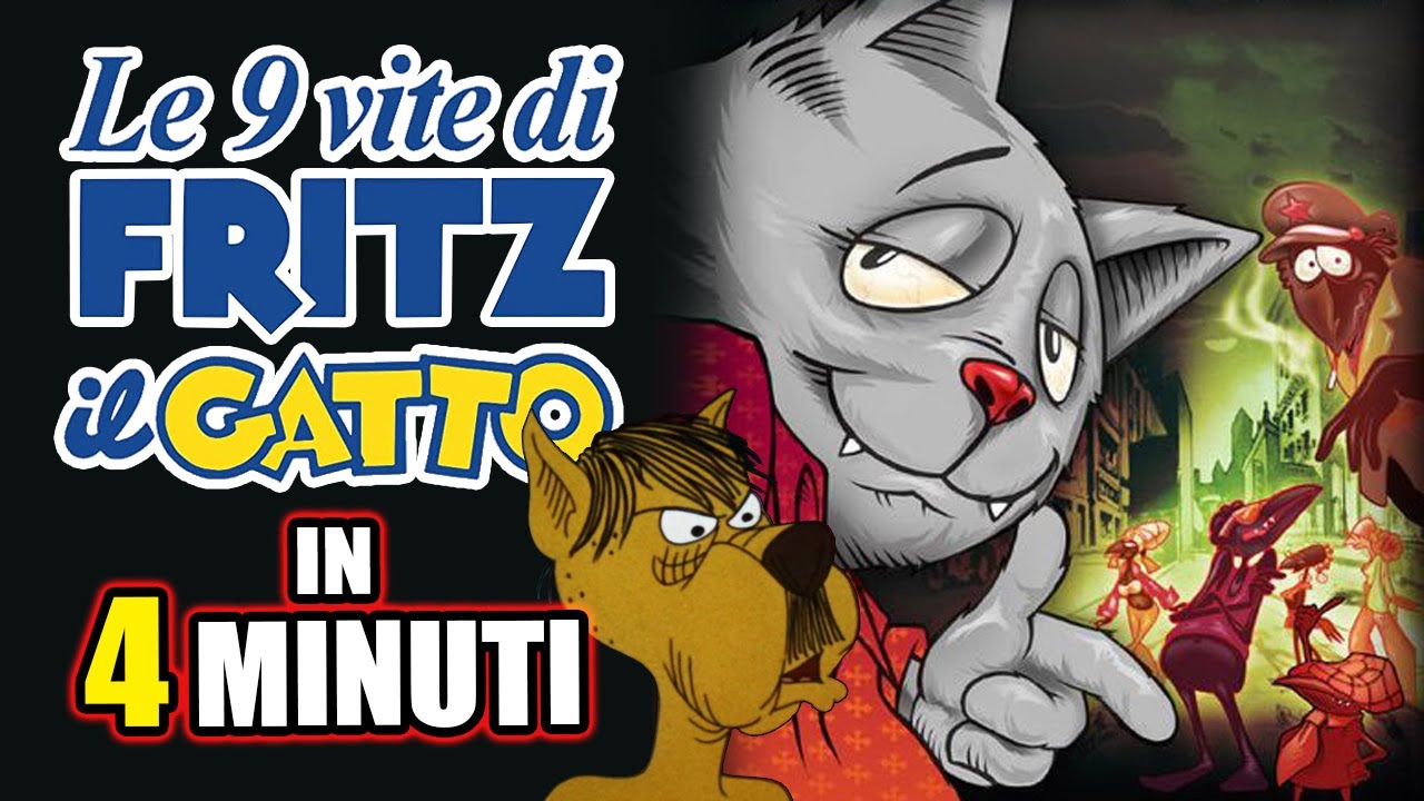 Le 9 vite del gatto Fritz in 4 minuti - YouTube