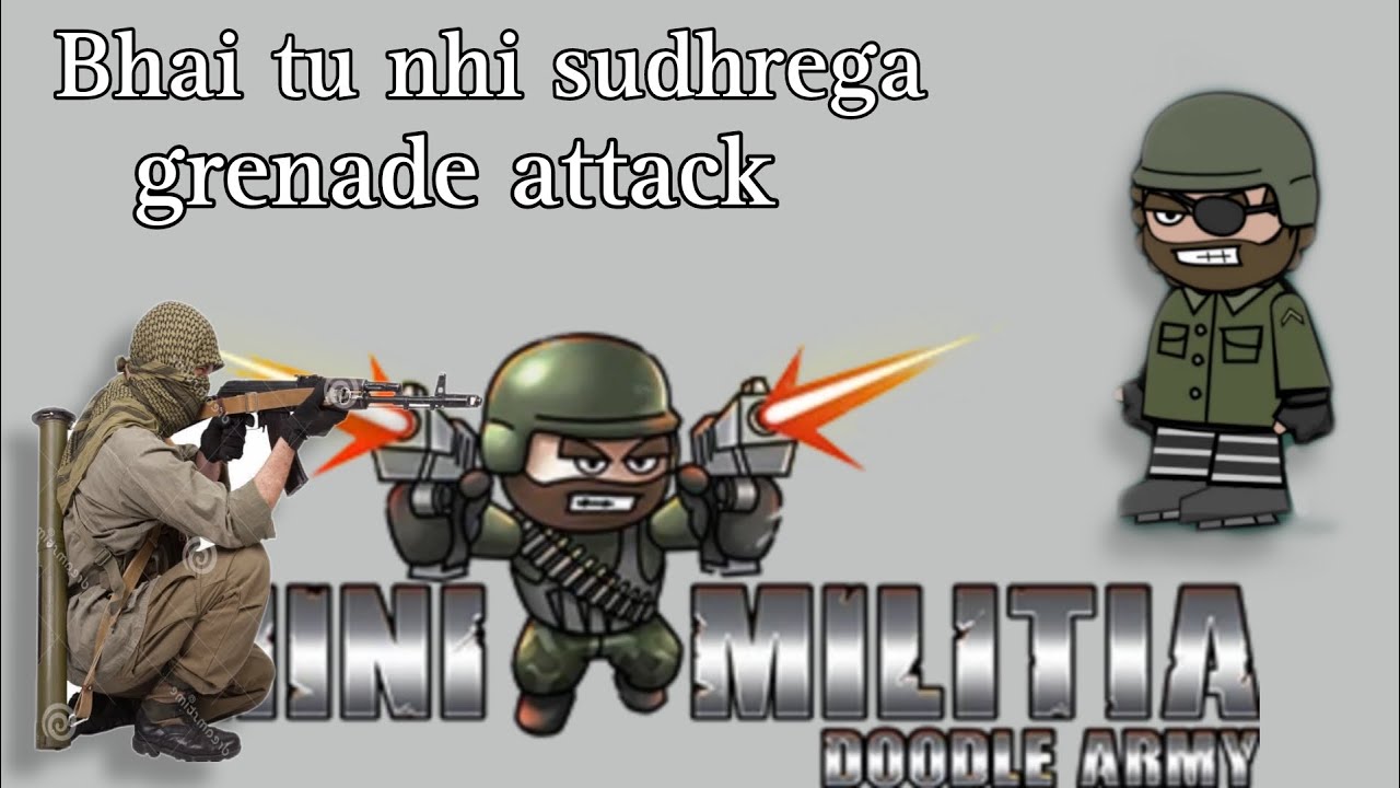 Tu nhi Bachega aab in mini militia || crow gaming - YouTube