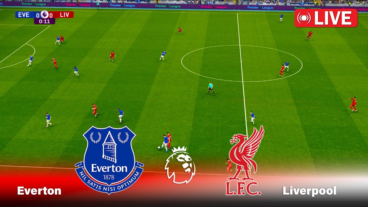 🔴LIVE : Everton vs Liverpool | Premier League 2024 | Full Match Stream ...