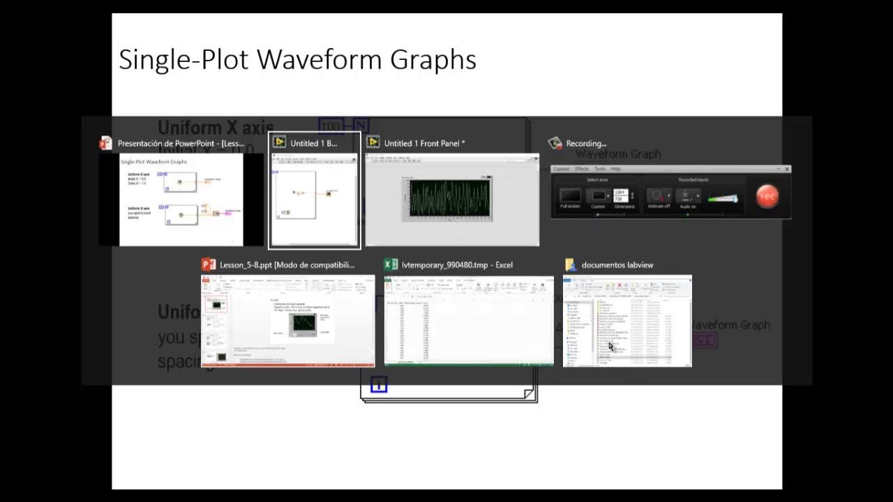 Waveform Graph en LabVIEW - YouTube