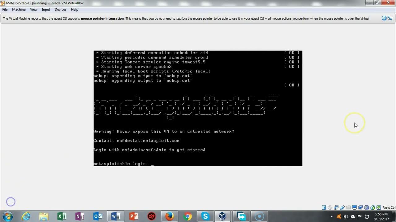 Installing Metasploitable2 Using VirtualBox - YouTube