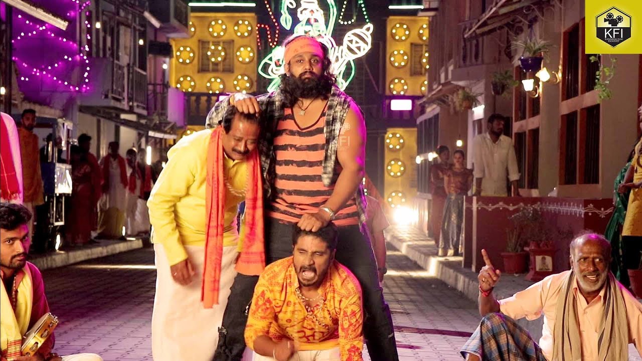 Dhruva Sarja Funny Moments With Kuri Prathap | Pogaru Song Shooting ...