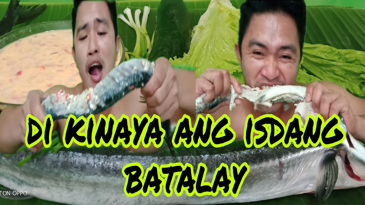 mukbang isdang batalay kain hilaw - YouTube