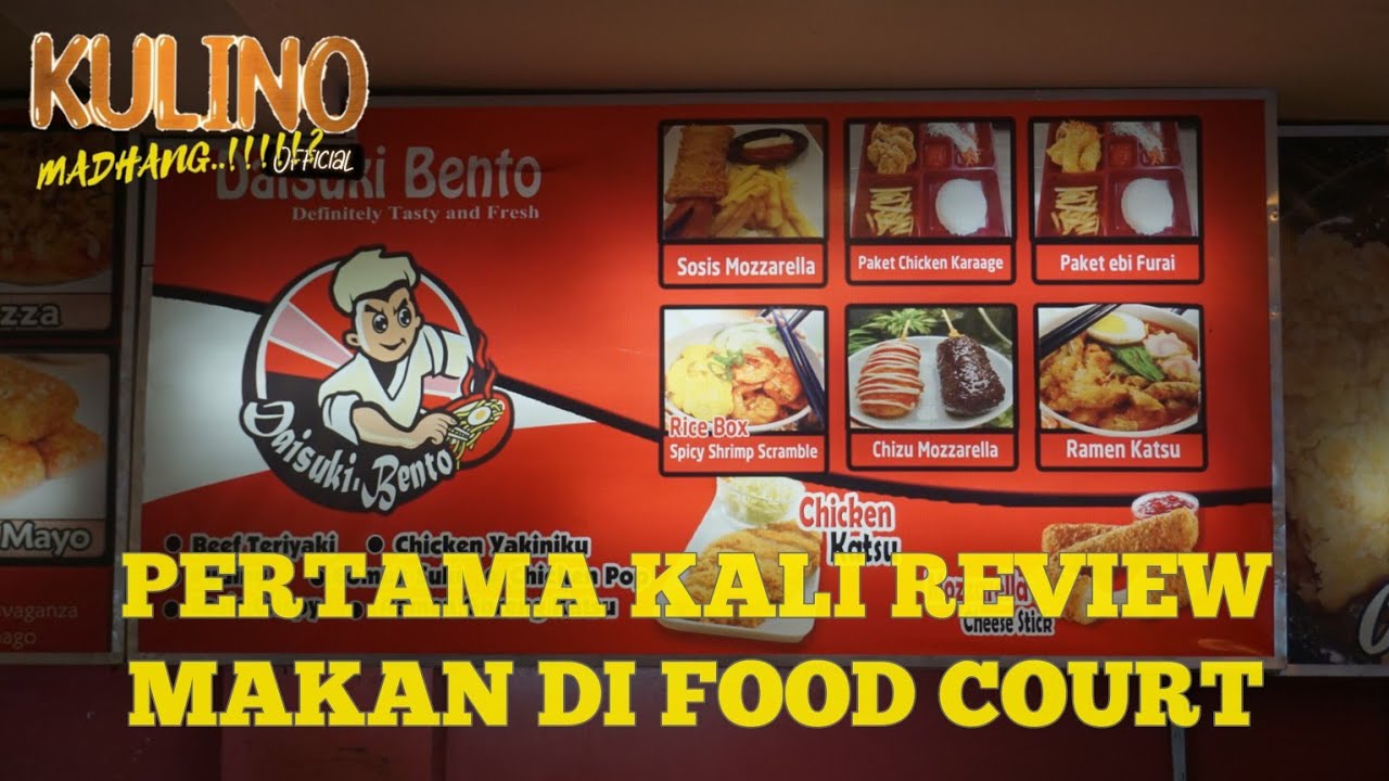 Sensasi Makan Di foodcourt Toserba Baru Dengan Menu Jejepangan - YouTube