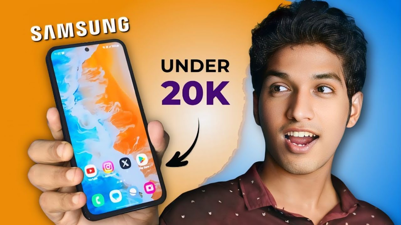 Finally A Good Design Samsung Phone Under ₹20k - YouTube